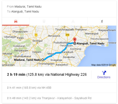List of Important Route Map from Madurai - Classi Blogger
