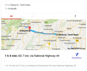 List of Important Route Map from Madurai - Classi Blogger