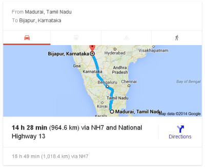 List of Important Route Map from Madurai - Classi Blogger