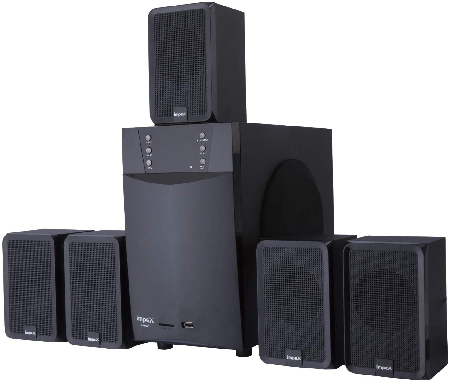 Impex 5.1 Classic 45 W Multimedia Bluetooth Speaker System - Classi Blogger